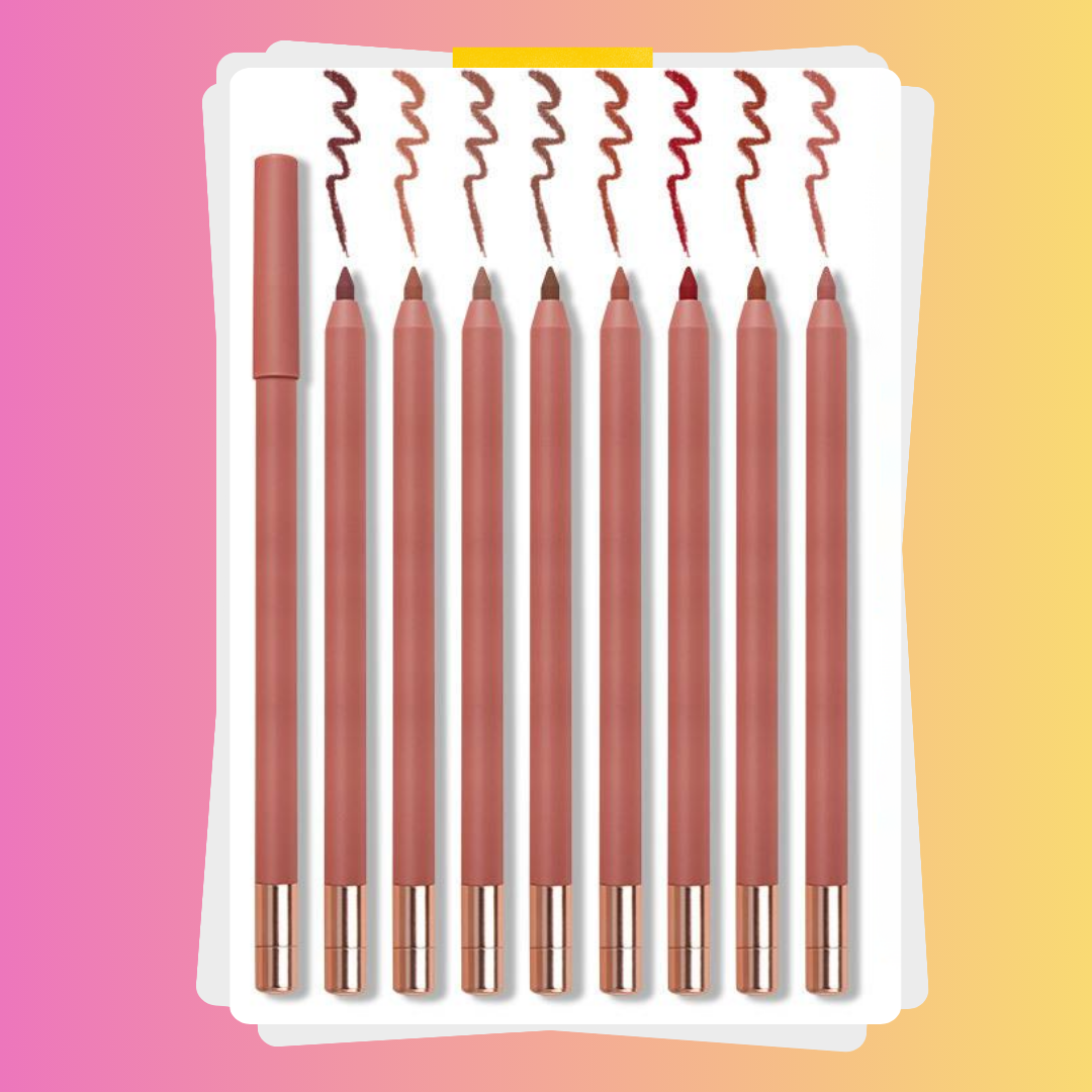 Private Label Waterproof Matte Lip Liner – Long-Lasting Creamy Nude Lip ...
